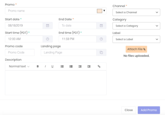 Promotions Calendar Features | PromoPrep